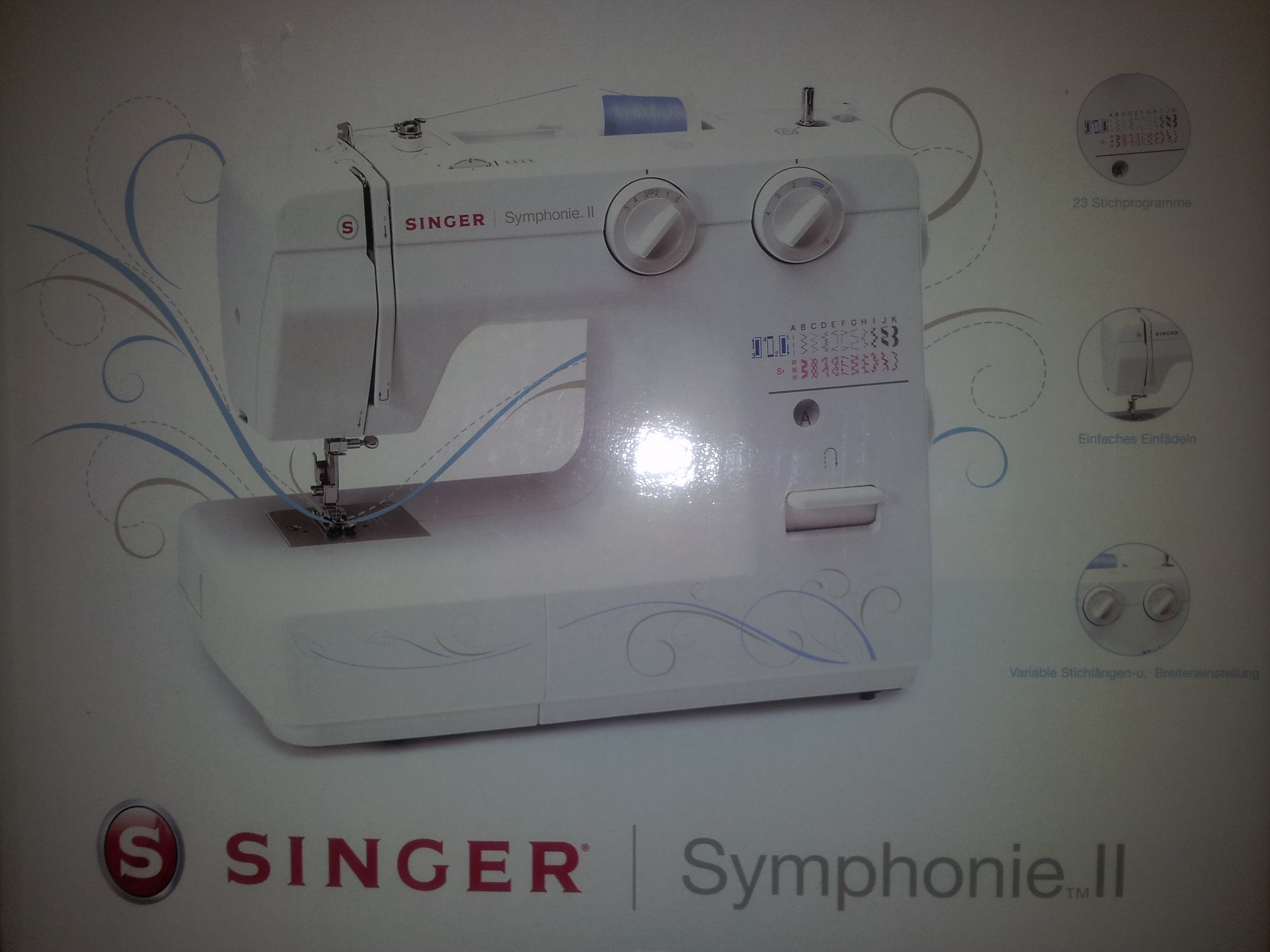 SINGER Nähmaschine "Symphonie II" / NEUWARE / OVP / RECHNUNG | eBay